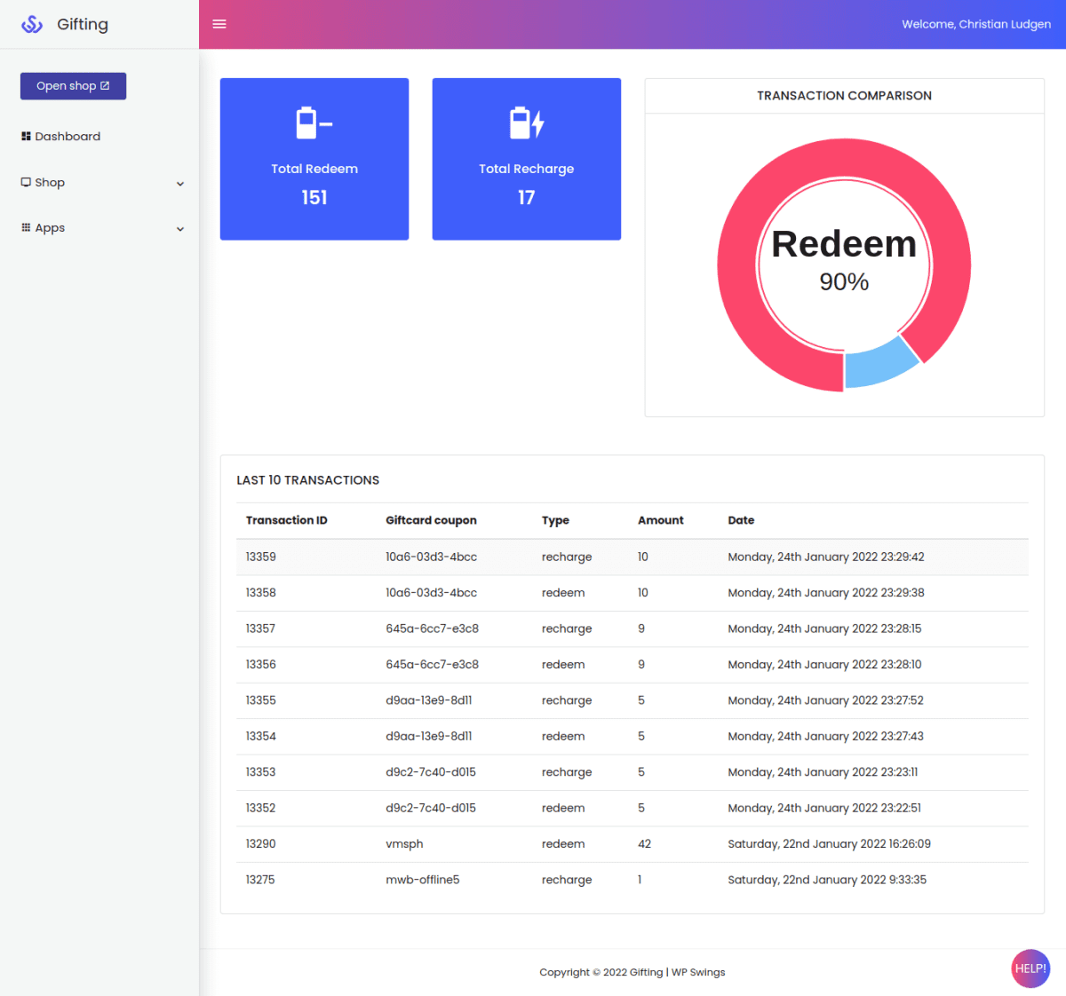 How To Redeem Gift Cards On Your WooCommerce Store? | WP Swings