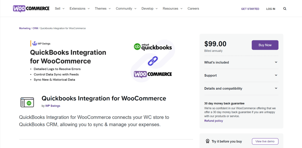 How To Integrate WooCommerce With QuickBooks? | WP Swings