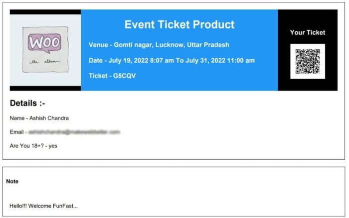 Event Tickets Manager for WooCommerce Pro | WP Swings
