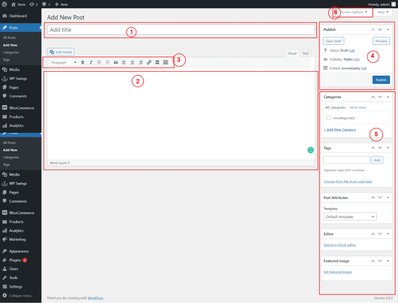 WordPress Classic Editor: How To Format Blog Posts | WP Swings
