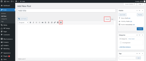 WordPress Classic Editor: How To Format Blog Posts | WP Swings