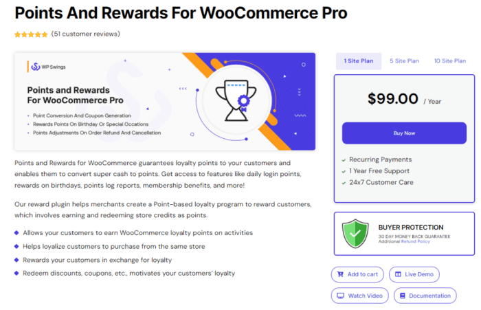 Points Reward System For Your WooCommerce Store | WP Swings
