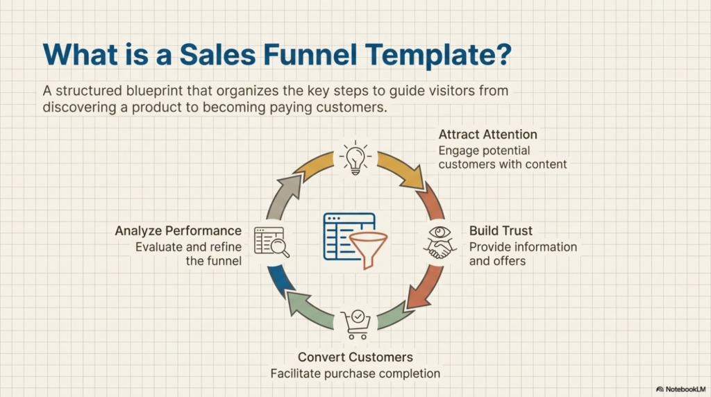 Sales Funnel Templates: 4 Stages & 6 Free Templates | WP Swings